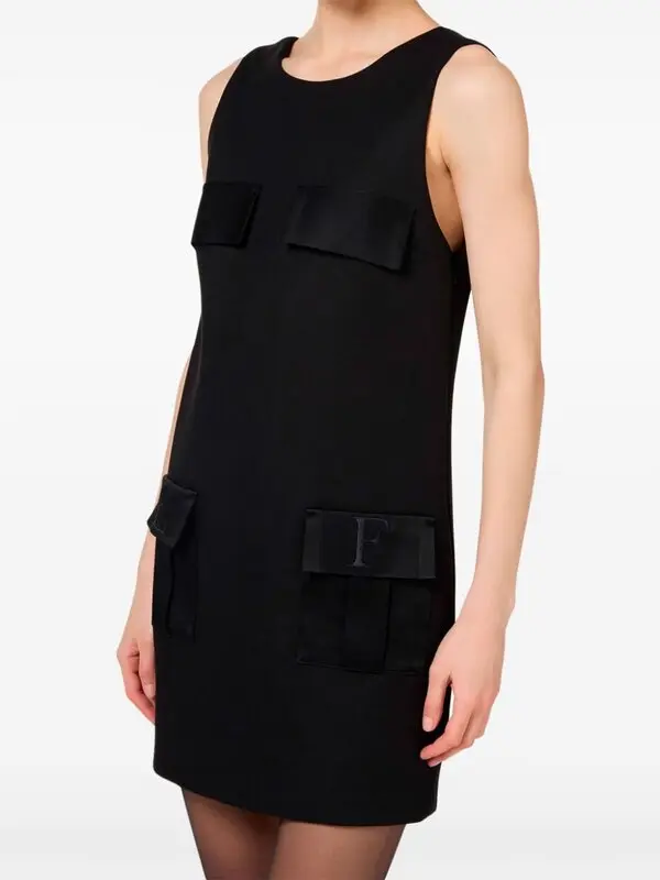 Elisabetta Franchi Pocket-detail Mini Dress