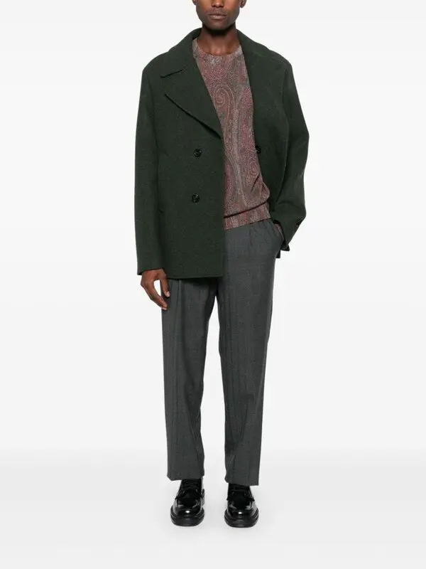 Etro Double-breasted Pea Coat