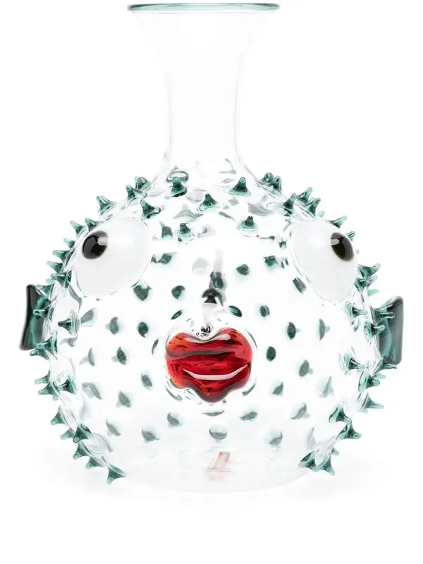 MASSIMO LUNARDON Pufferfish Glass Decanter