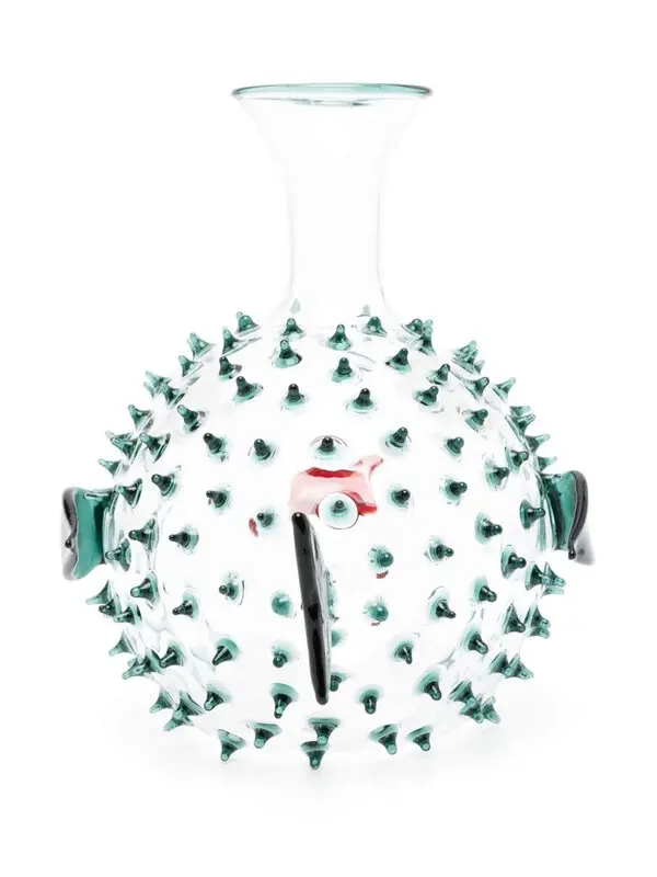 MASSIMO LUNARDON Pufferfish Glass Decanter