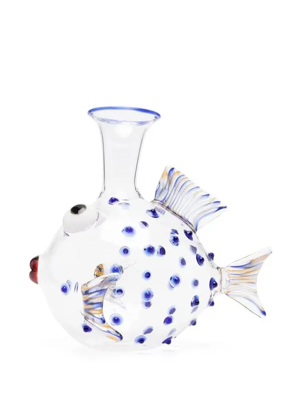 MASSIMO LUNARDON Parrot-fish Glass Decanter