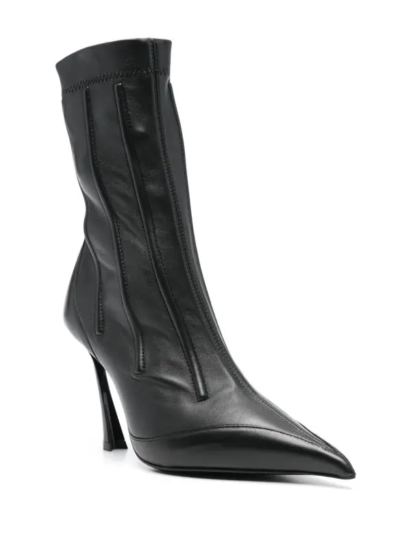 MUGLER 95mm Seam-detail Boots