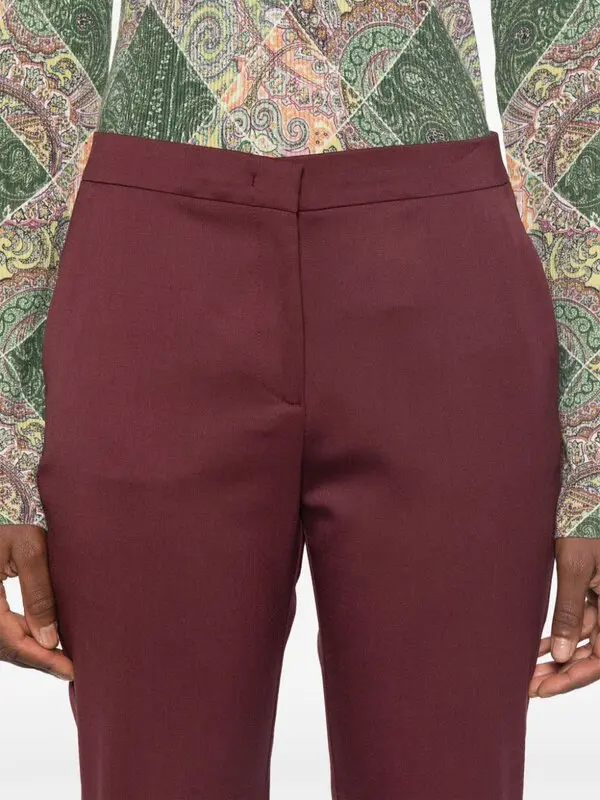 Etro Cropped Wool Trousers