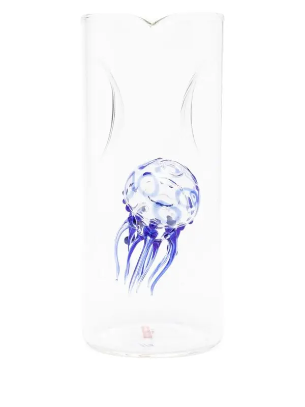 MASSIMO LUNARDON Medusa Glass Decanter - White