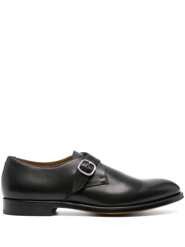 DOUCAL'S Leather Monk Shoes