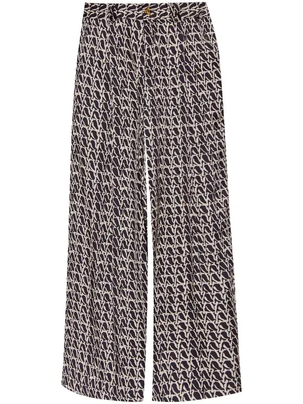 AERON Wellen Monogram-print Trousers