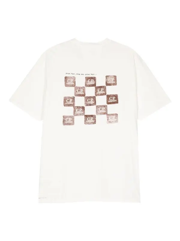 C.P. COMPANY Logo-print Cotton T-shirt