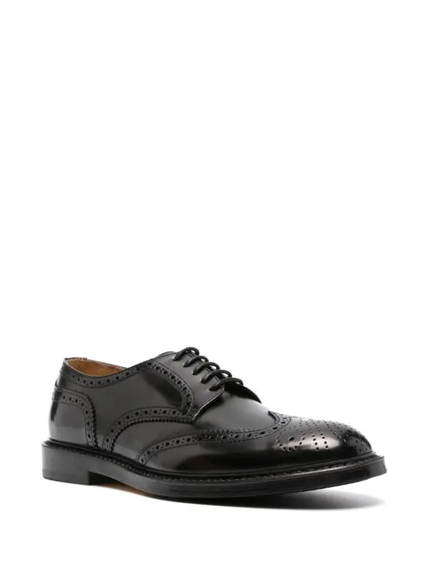 DOUCAL'S Leather Brogues - Black
