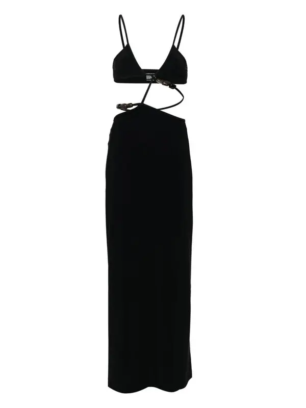 Christopher Esber Cross Bandeau Midi Dress