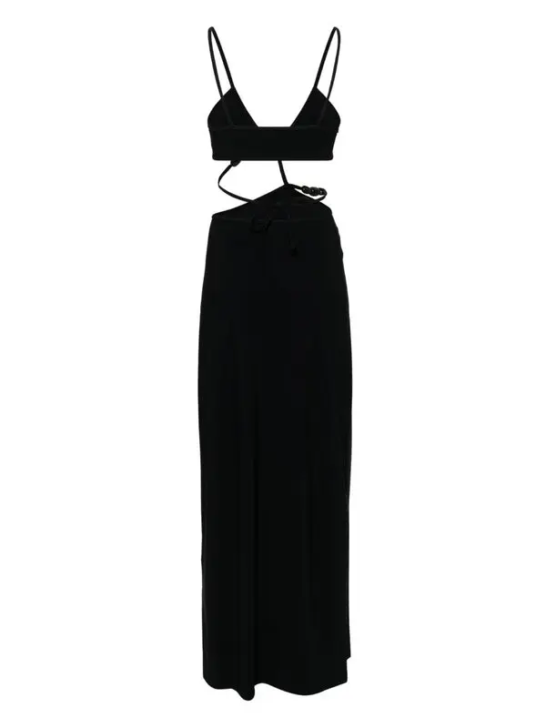 Christopher Esber Cross Bandeau Midi Dress