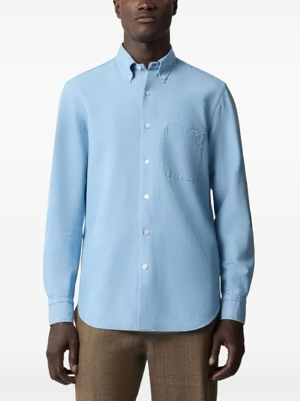 TOD'S Embroidered-logo Shirt