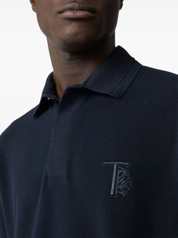 TOD'S Polo Shirt In Piquet - Blue