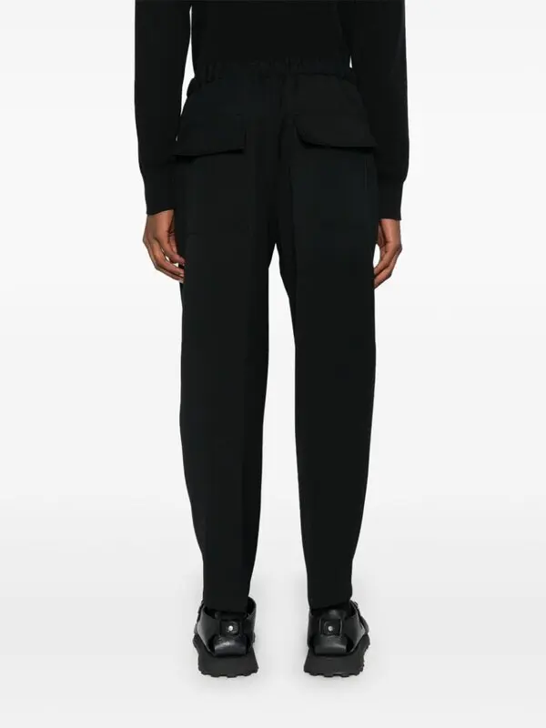JIL SANDER Tapered Trousers - Black