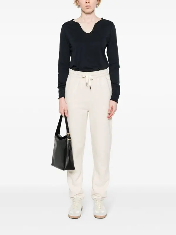 Zadig&Voltaire Floral Embroidery Cotton T-shirt
