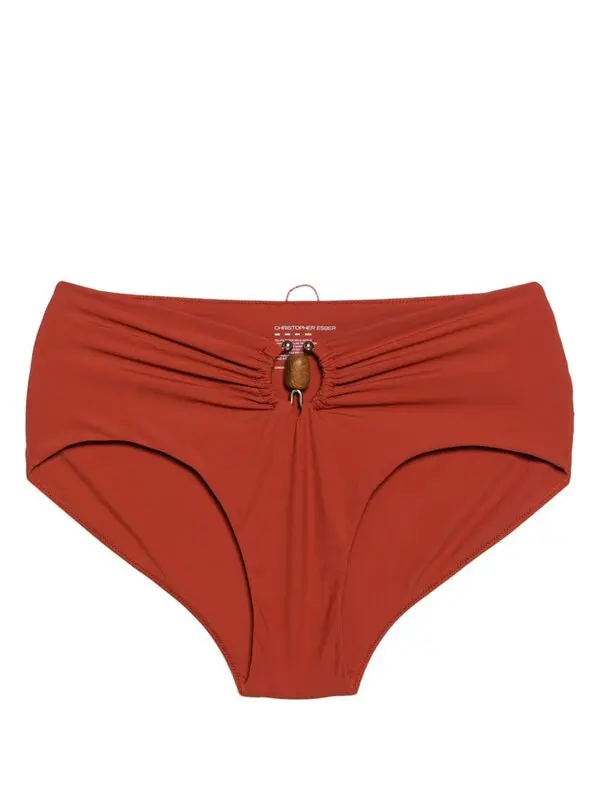 Christopher Esber Crystal Orbit Swim Briefs - Brown