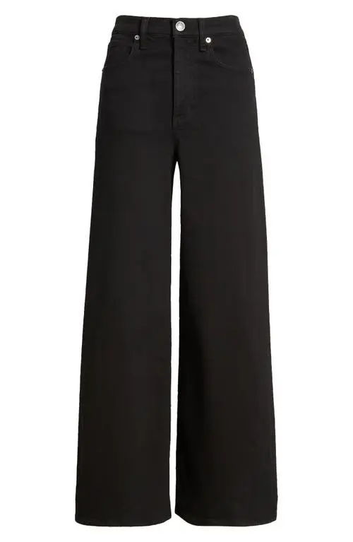 Rag & Bone Flexi Sofie High Waist Ankle Wide Leg Jeans - Black