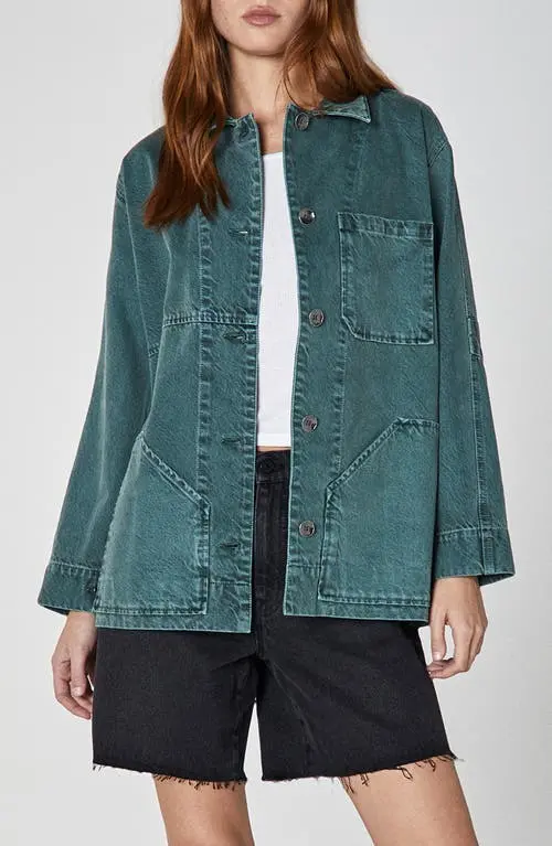 UNPUBLISHED Mari Patch Pocket Denim Chore Jacket