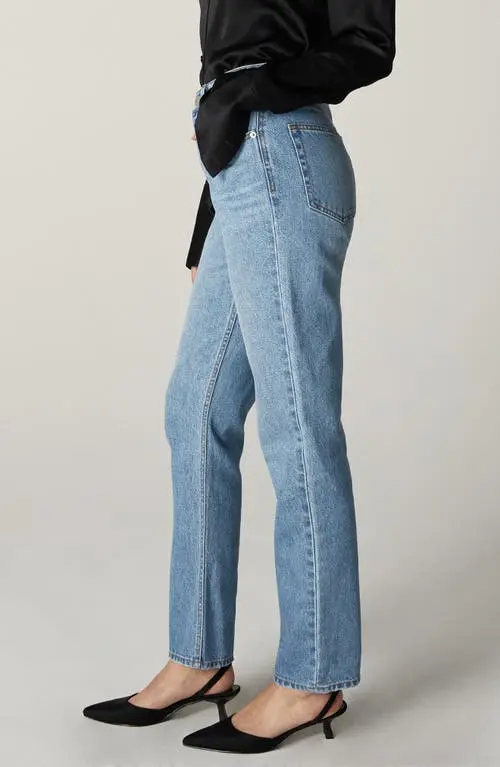 UNPUBLISHED Sloane High Waist Cigarette Jeans - Medium Blue