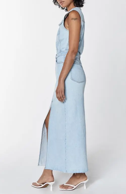 UNPUBLISHED Wyatt Twin Flame Denim Maxi Dress