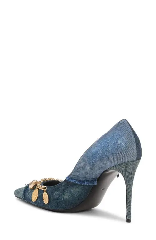 Dolce & Gabbana Charm-embellished Pointed-toe Pumps