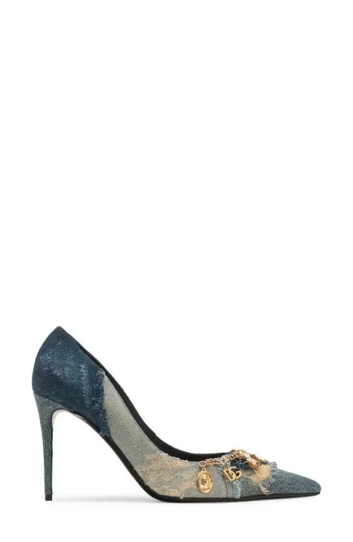 Dolce & Gabbana Charm-embellished Pointed-toe Pumps