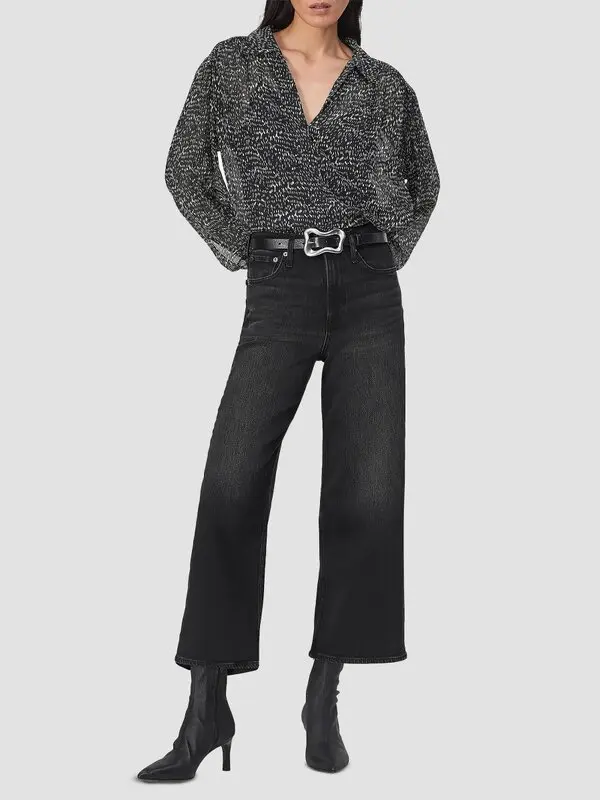 Rag & Bone Emmy Silk-blend Top