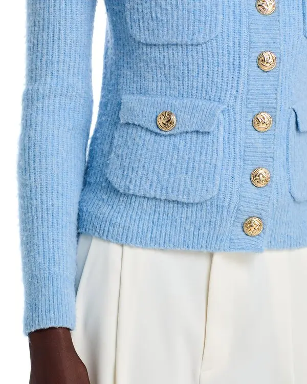Generation Love Rib Knit Cardigan With Pocket Detail