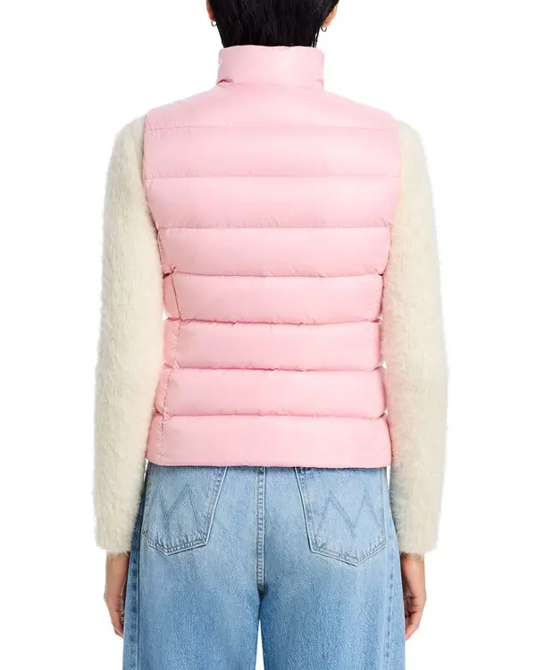 Moncler Ghany Down Puffer Vest - Light Pink
