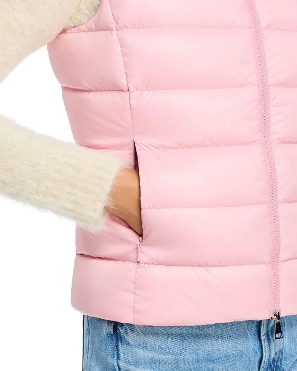 Moncler Ghany Down Puffer Vest - Light Pink