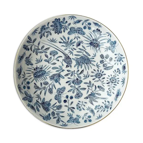 MOTTAHEDEH Sacred Bird & Butterfly Cereal Bowl - Blue