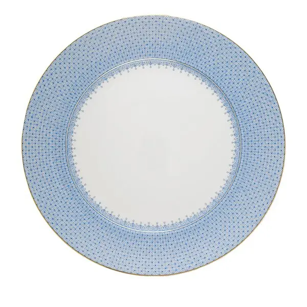 MOTTAHEDEH Lace Service Plate - Cornflower