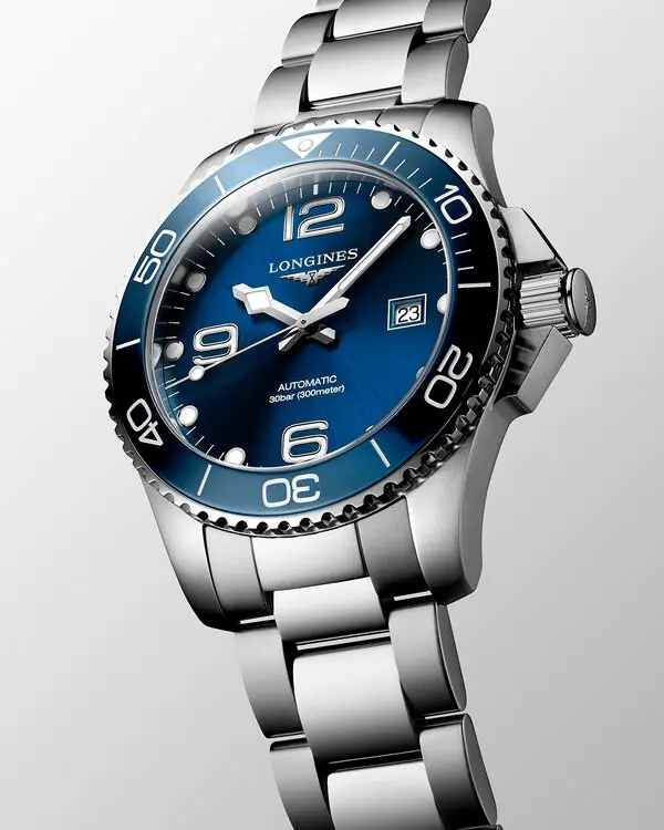 LONGINES Hydro Conquest 43mm Watch - Blue/silver