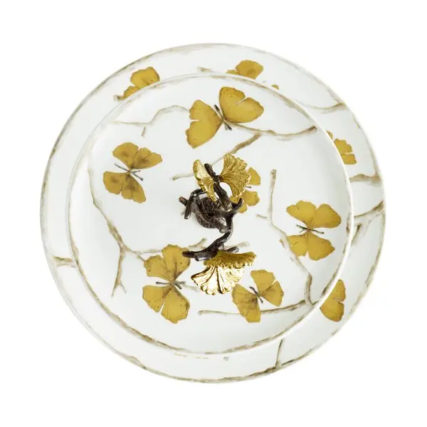 Michael Aram Butterfly Ginkgo 2 Tier Etagere