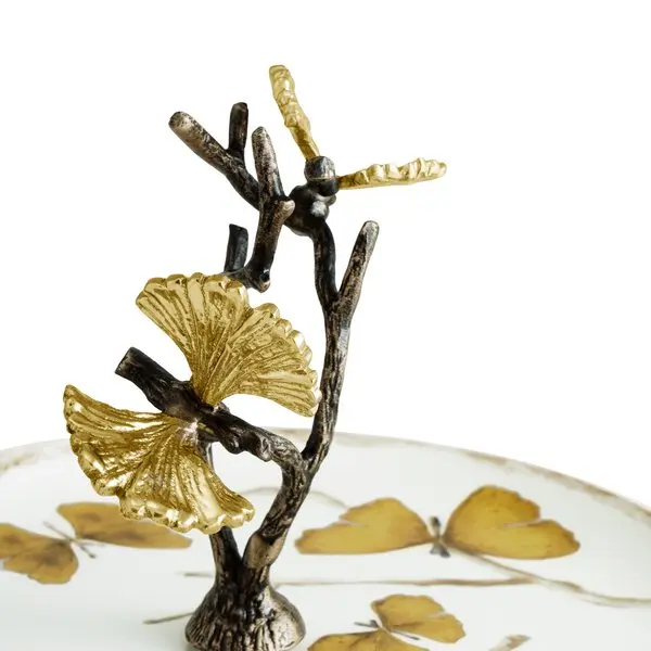Michael Aram Butterfly Ginkgo 2 Tier Etagere