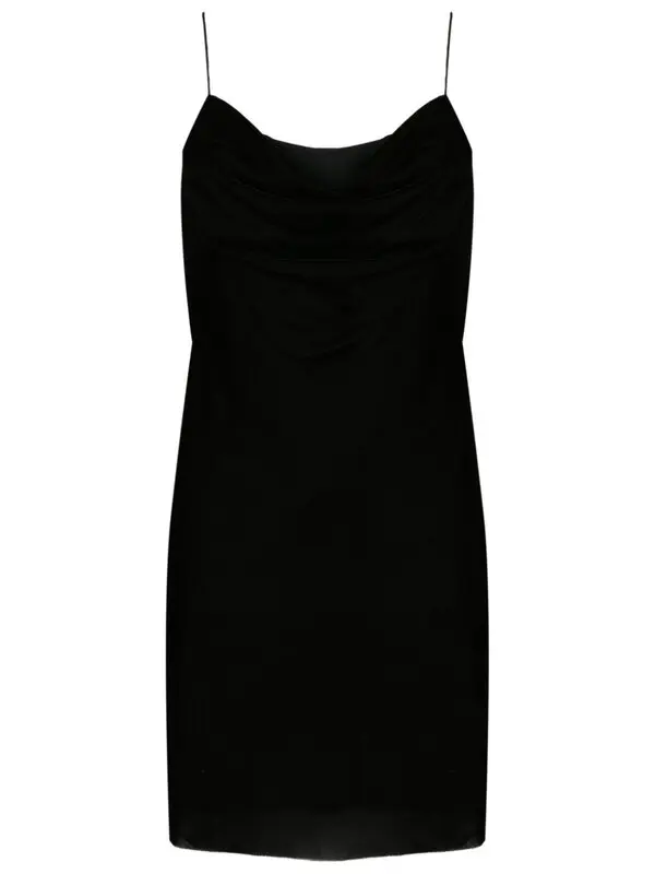 DION LEE Corset-style Velvet Minidress