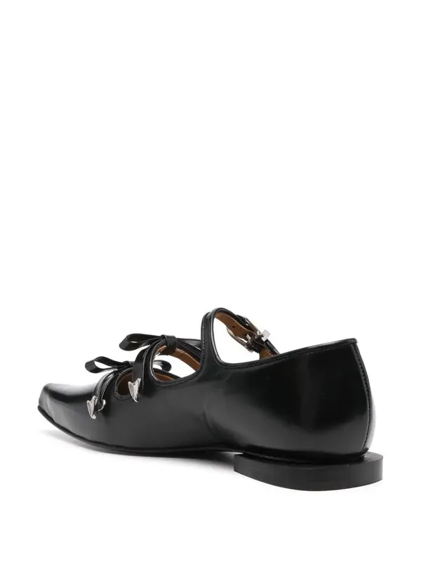 Toga Buckled Ballet Flats