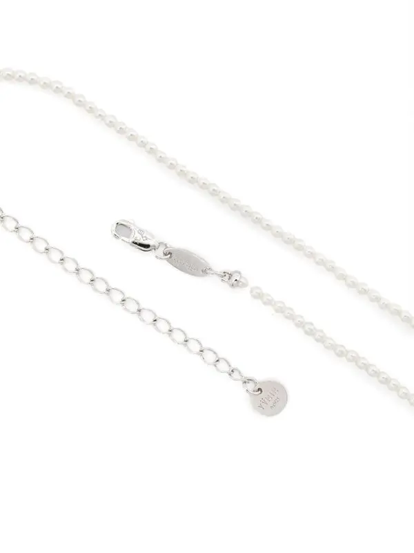 YVMIN Mini Flocked Bear Necklace