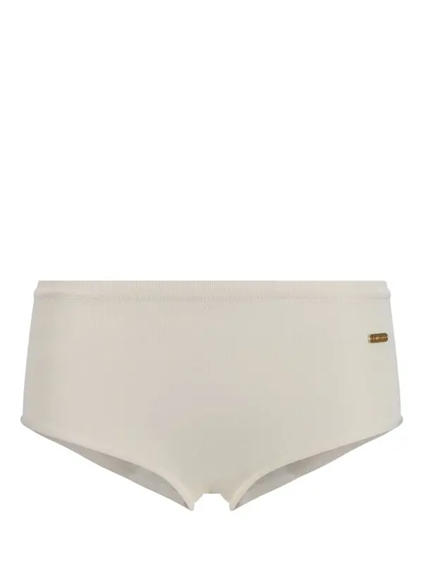 TOM FORD Logo-plaque Stretch-jersey Briefs - White