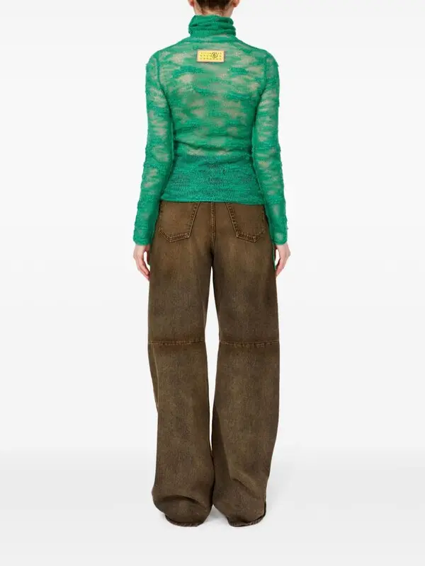 MAISON MARGIELA Semi-sheer Roll-neck Jumper