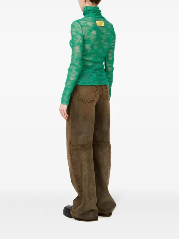 MAISON MARGIELA Semi-sheer Roll-neck Jumper