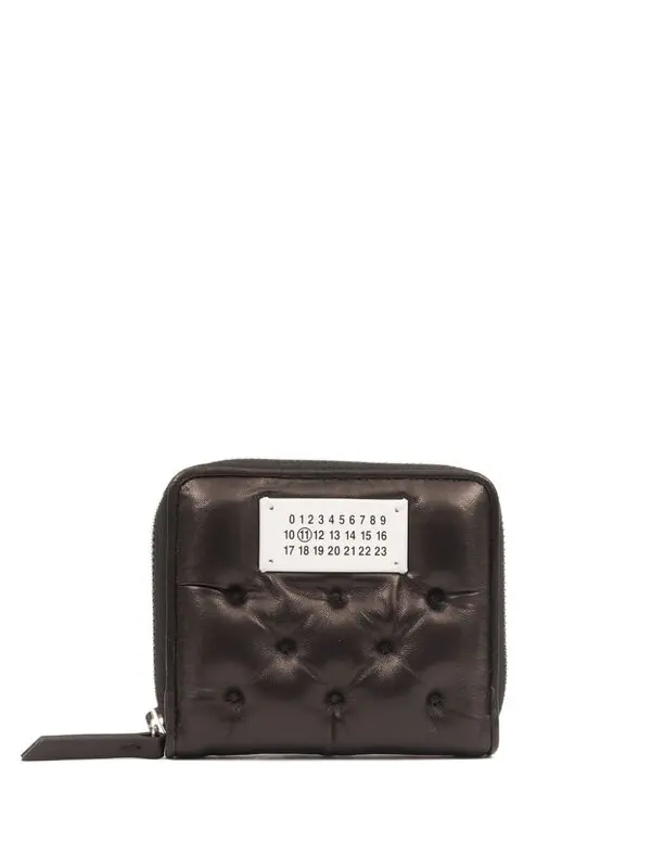 MAISON MARGIELA Leather Zip Around Wallet - Brown