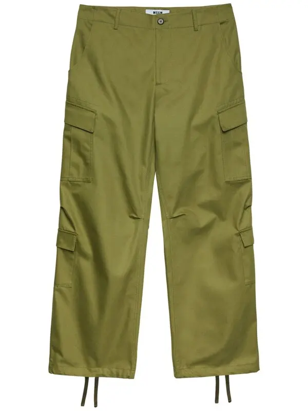 MSGM Drawstring Cargo Trousers