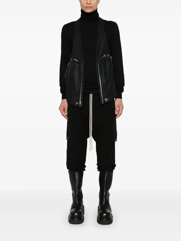 Rick Owens Bauhaus Lambskin Vest