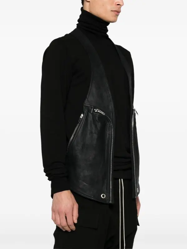 Rick Owens Bauhaus Lambskin Vest