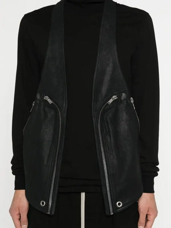 Rick Owens Bauhaus Lambskin Vest
