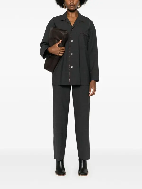 Fabiana Filippi Bead-trim Oversized Shirt