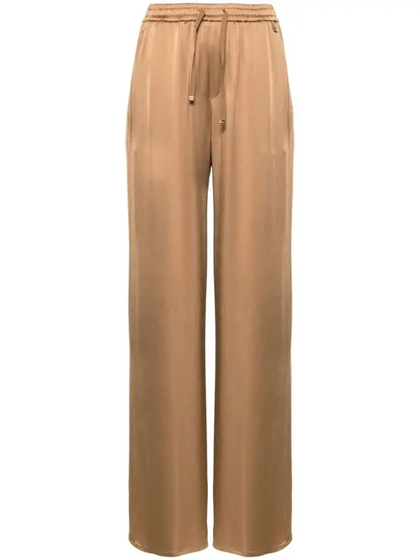 Herno Crepe Trousers - Brown