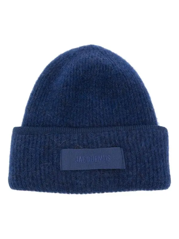 Jacquemus Le Bonnet Gros Grain Beanie - Blue