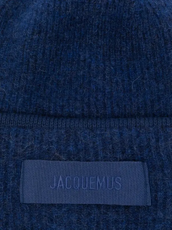Jacquemus Le Bonnet Gros Grain Beanie - Blue