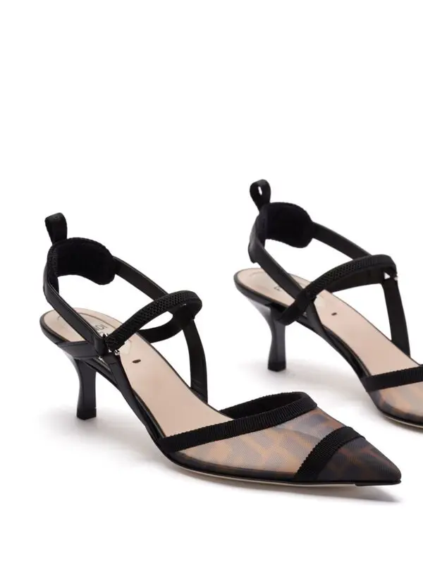 Fendi 55mm Colibri Pumps - Black